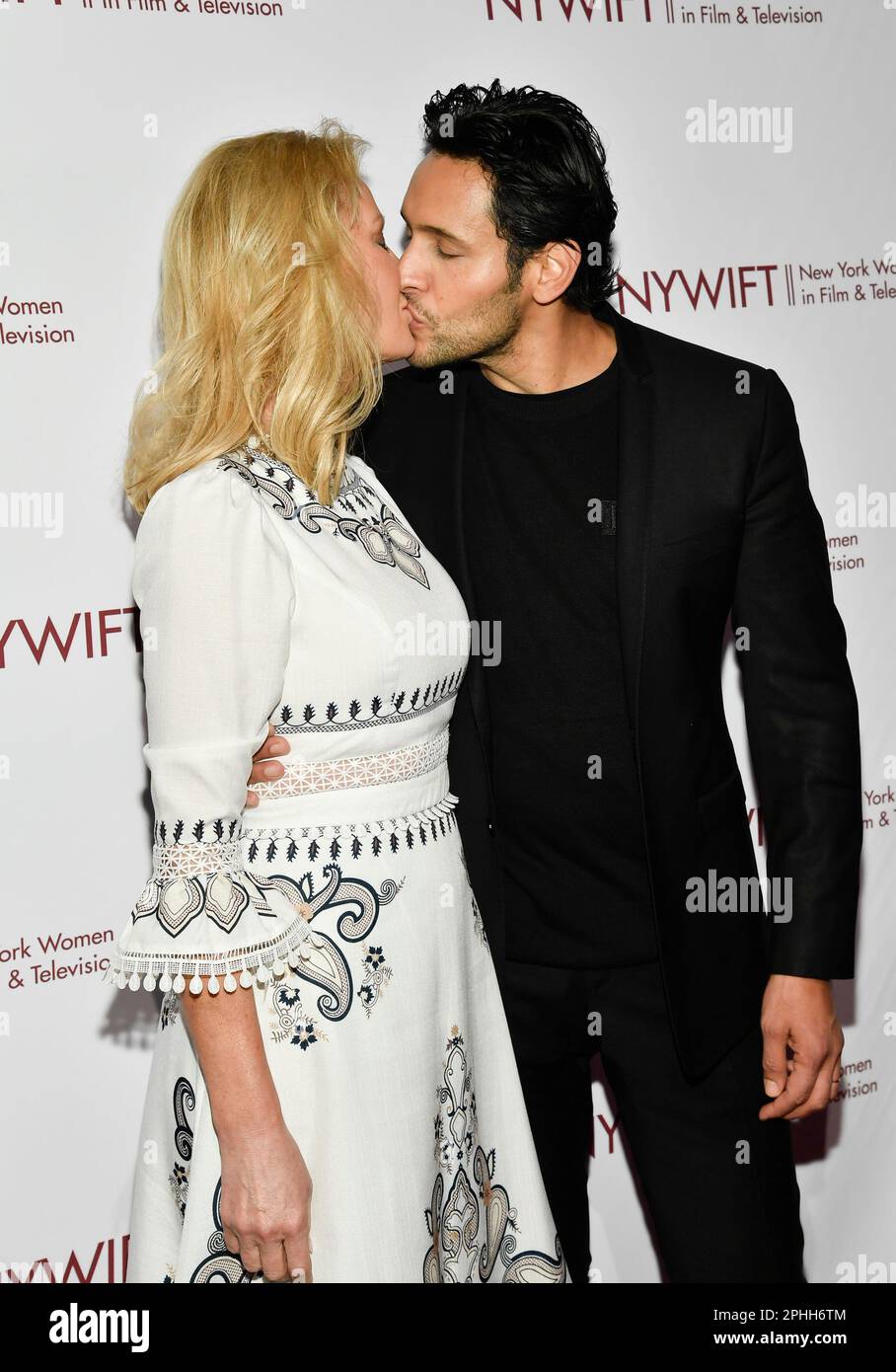 Honoree Sandra Lee, left, and boyfriend Ben Youcef attend the New York Women In Film ...