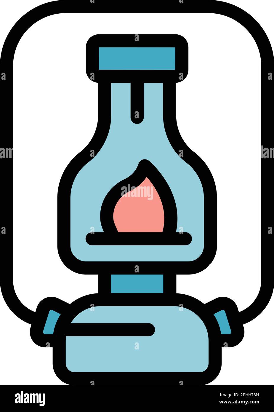 Scouting Lamp Icon Outline Scouting Lamp Vector Icon For Web Design Isolated On White