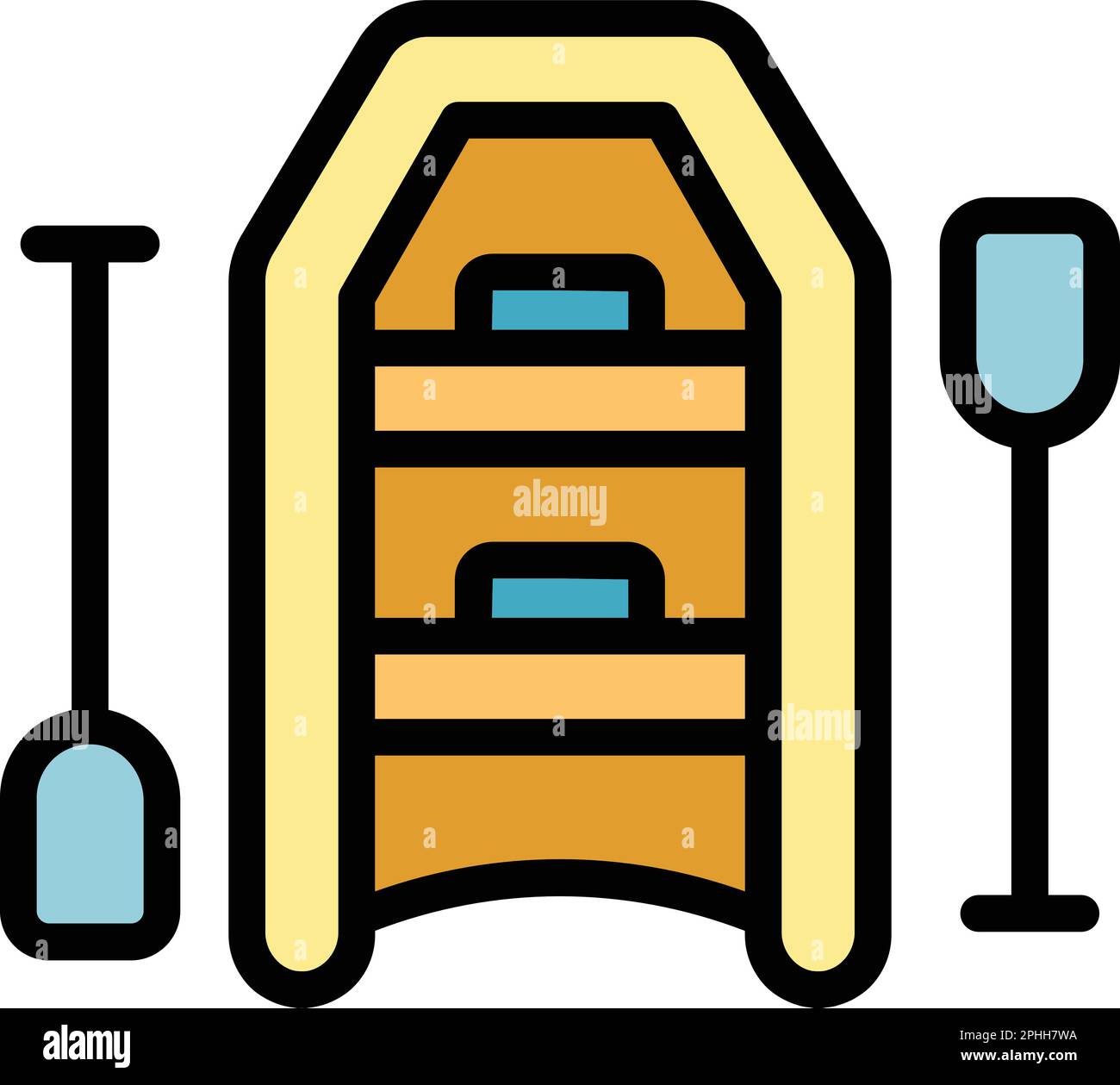 Scouting Boat Icon Outline Scouting Boat Vector Icon For Web Design Isolated On White