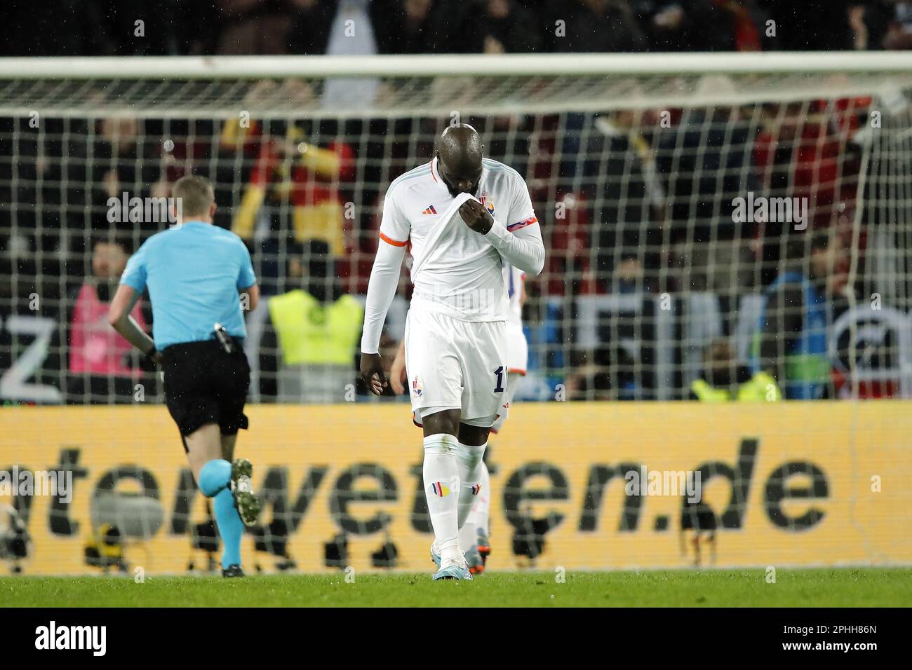 COLOGNE - Romelu Lukaku of Belgium during the friendly match between ...