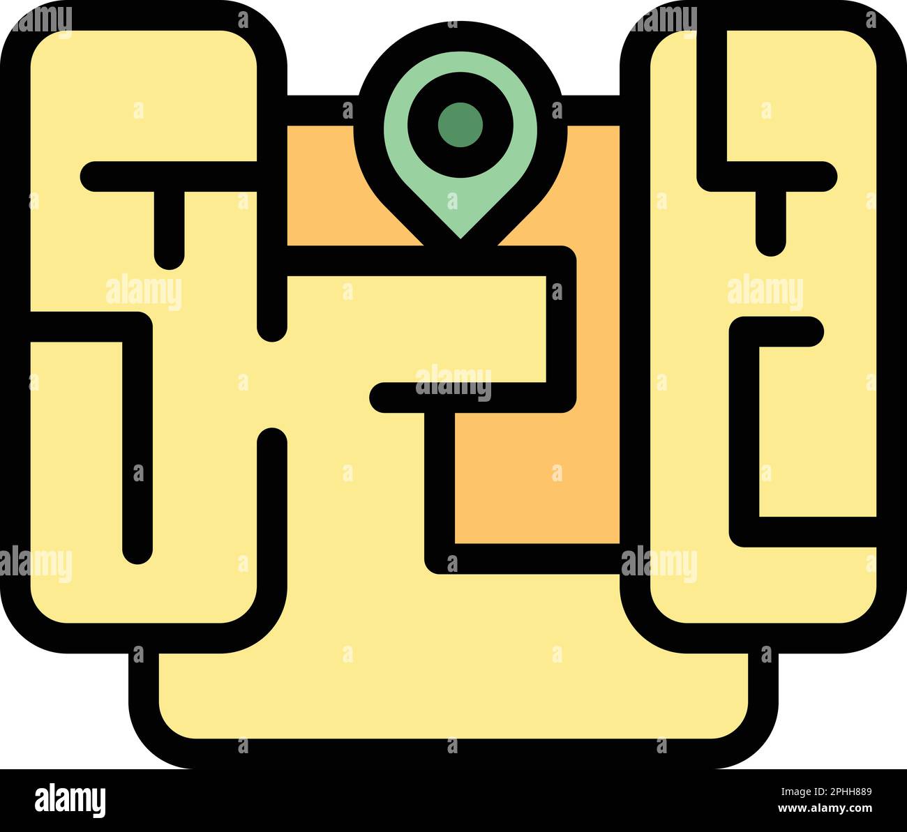 Scouting map icon. Outline Scouting map vector icon for web design ...