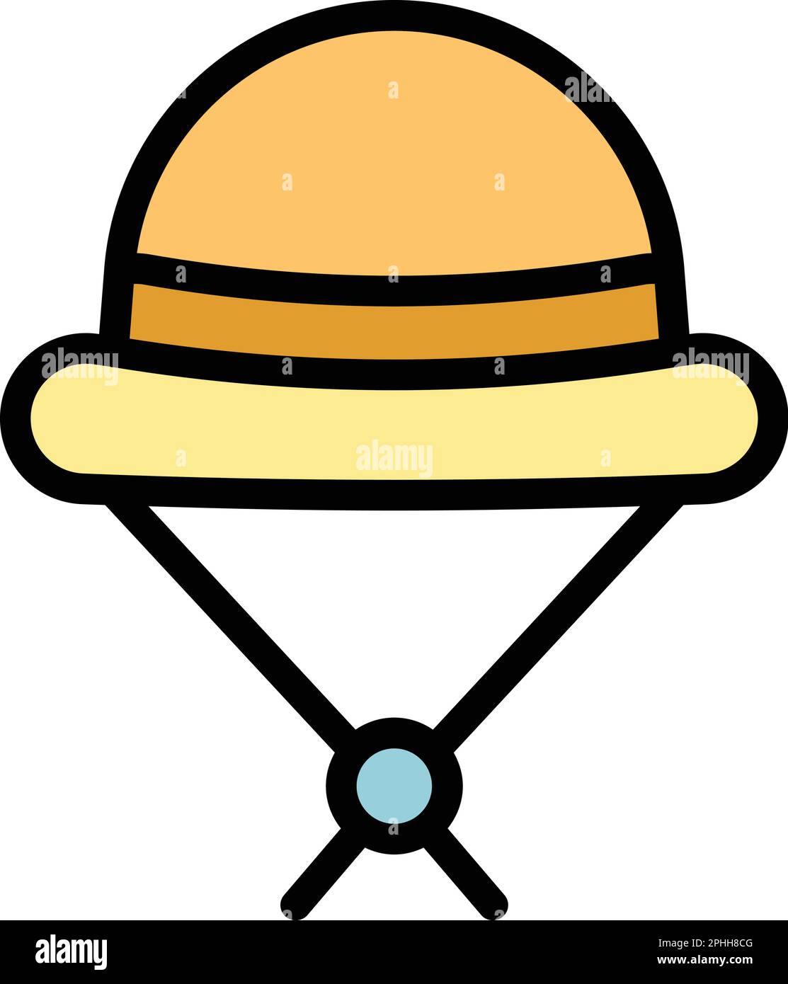 Scout hat icon. Outline Scout hat vector icon for web design isolated ...