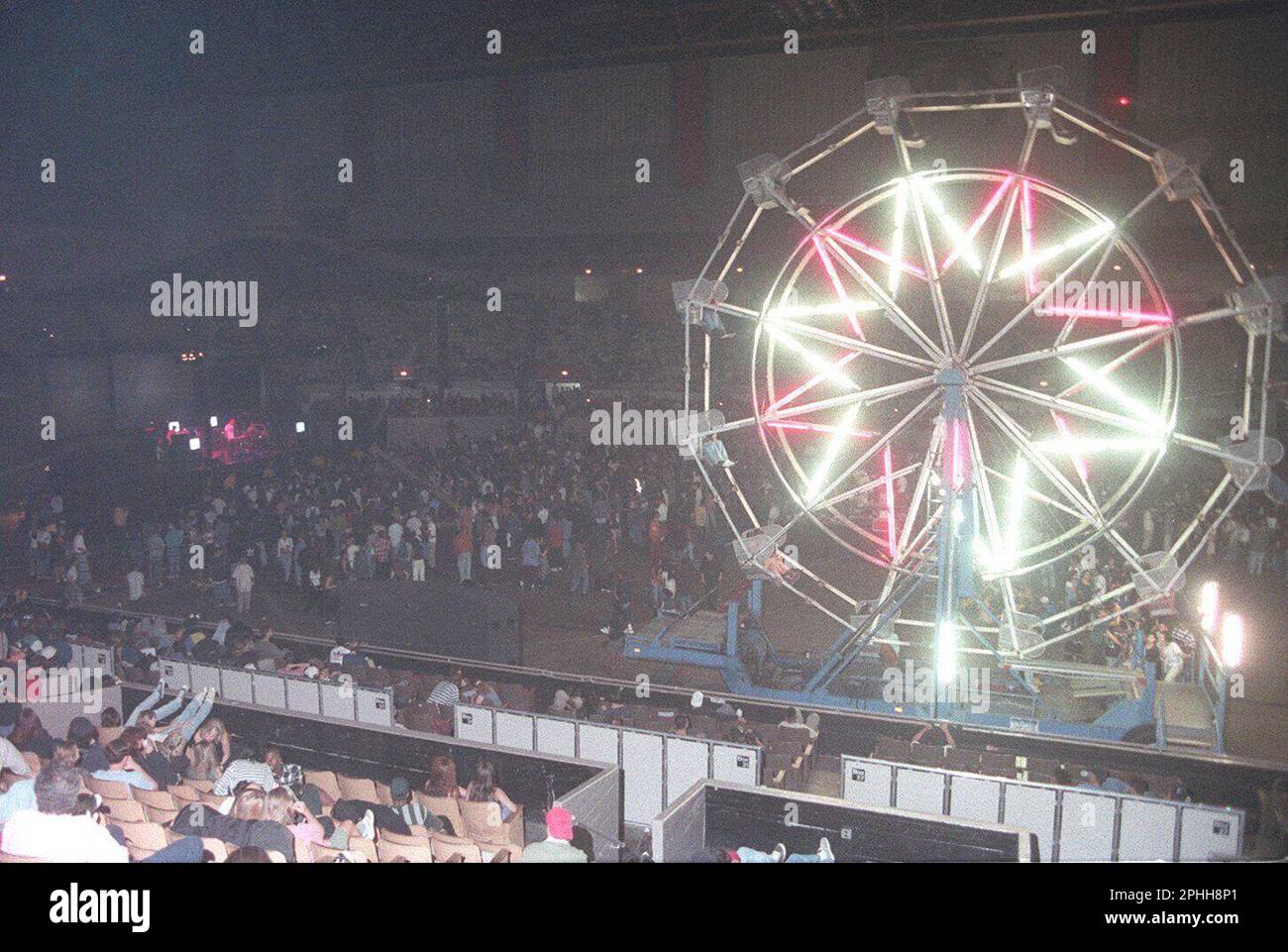 A FERRIS WHEEL WAS ONE OF THE AMUSEMENTS AT THE WORLD GROOVE MUSIC FESTIVAL (LEA SUZUKI/San ...