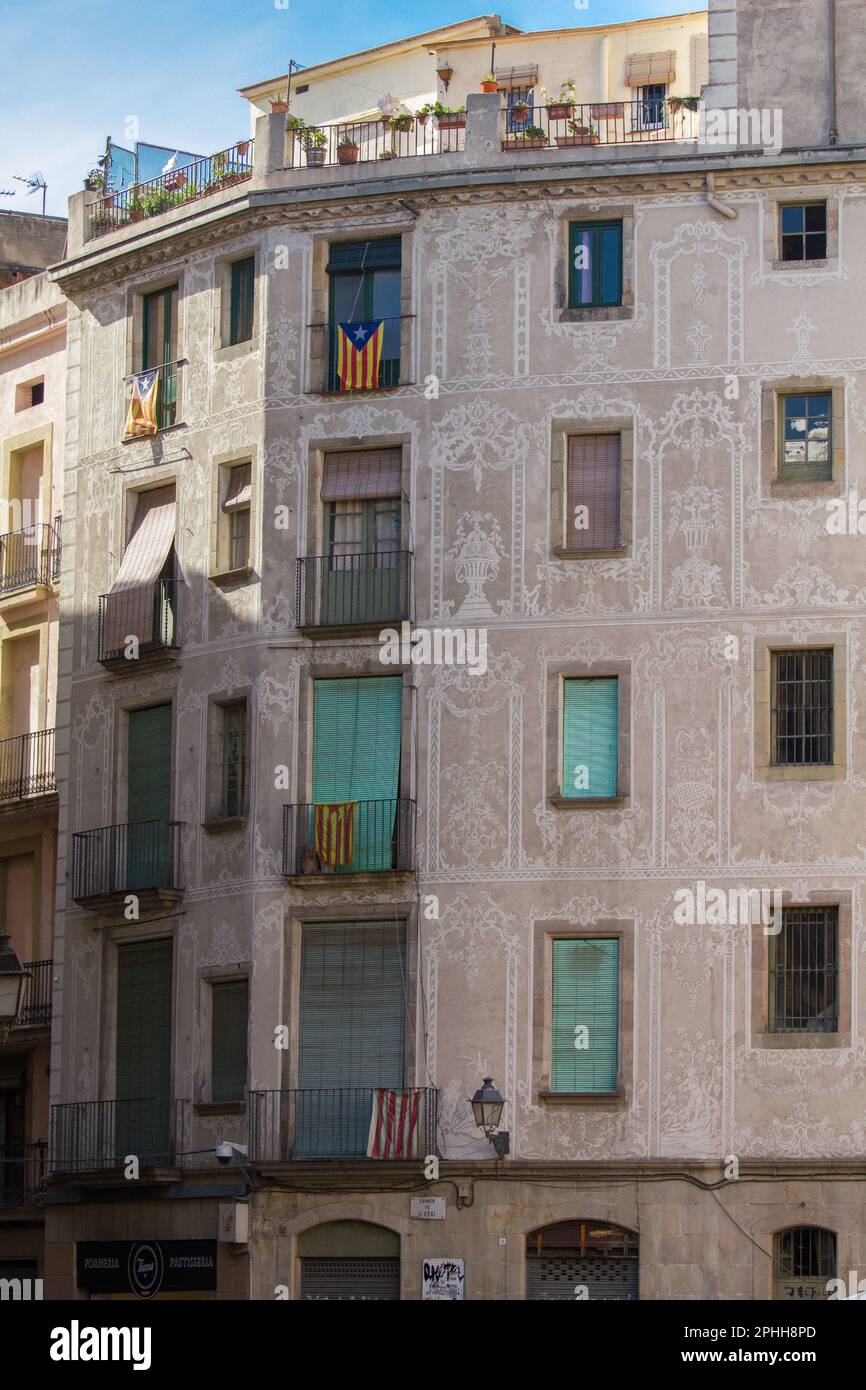 Placa De George Orwell, Barcelona, Spain Stock Photo - Alamy