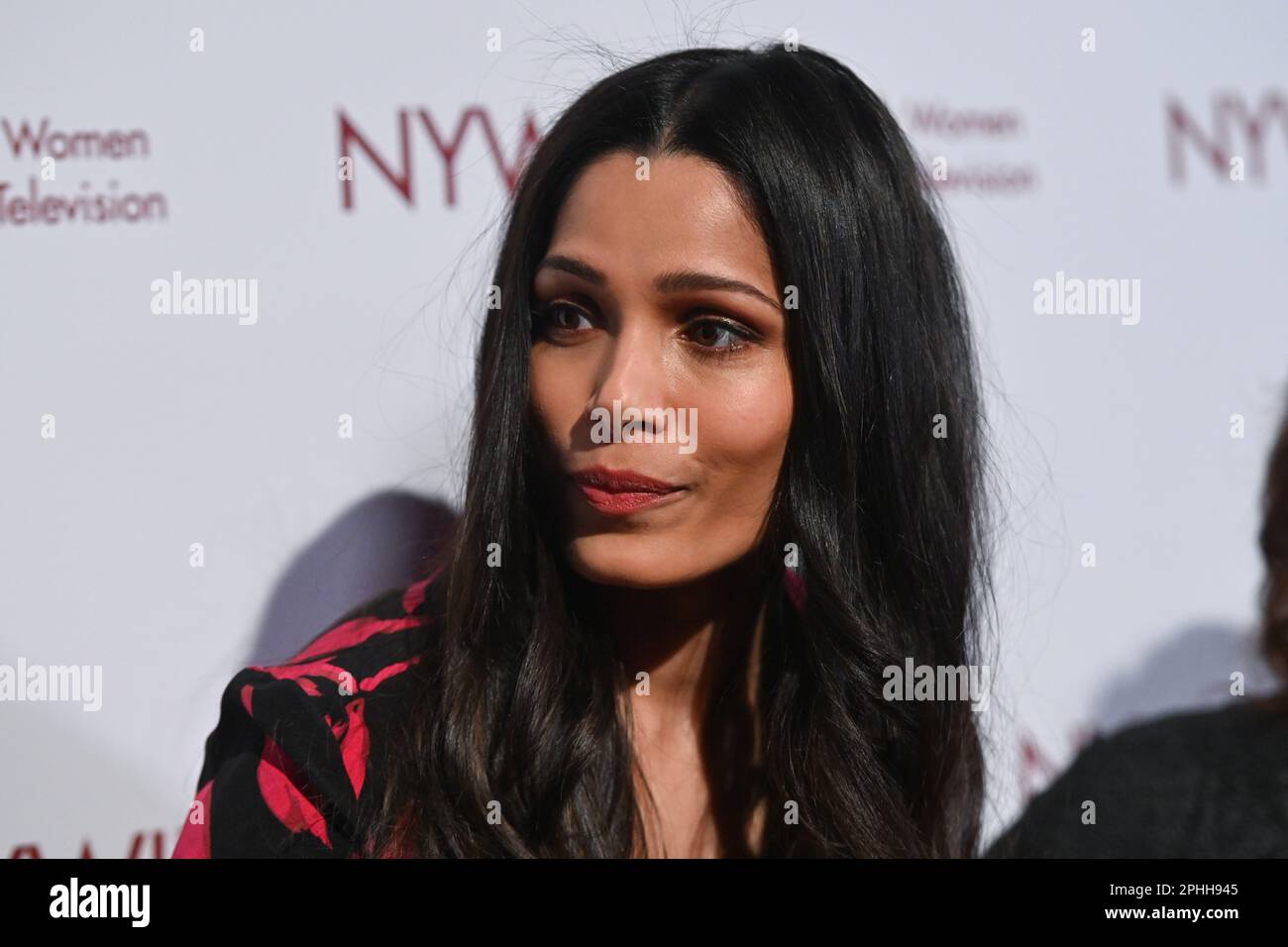Freida Pinto attends the New York Women In Film And Television's 43rd ...
