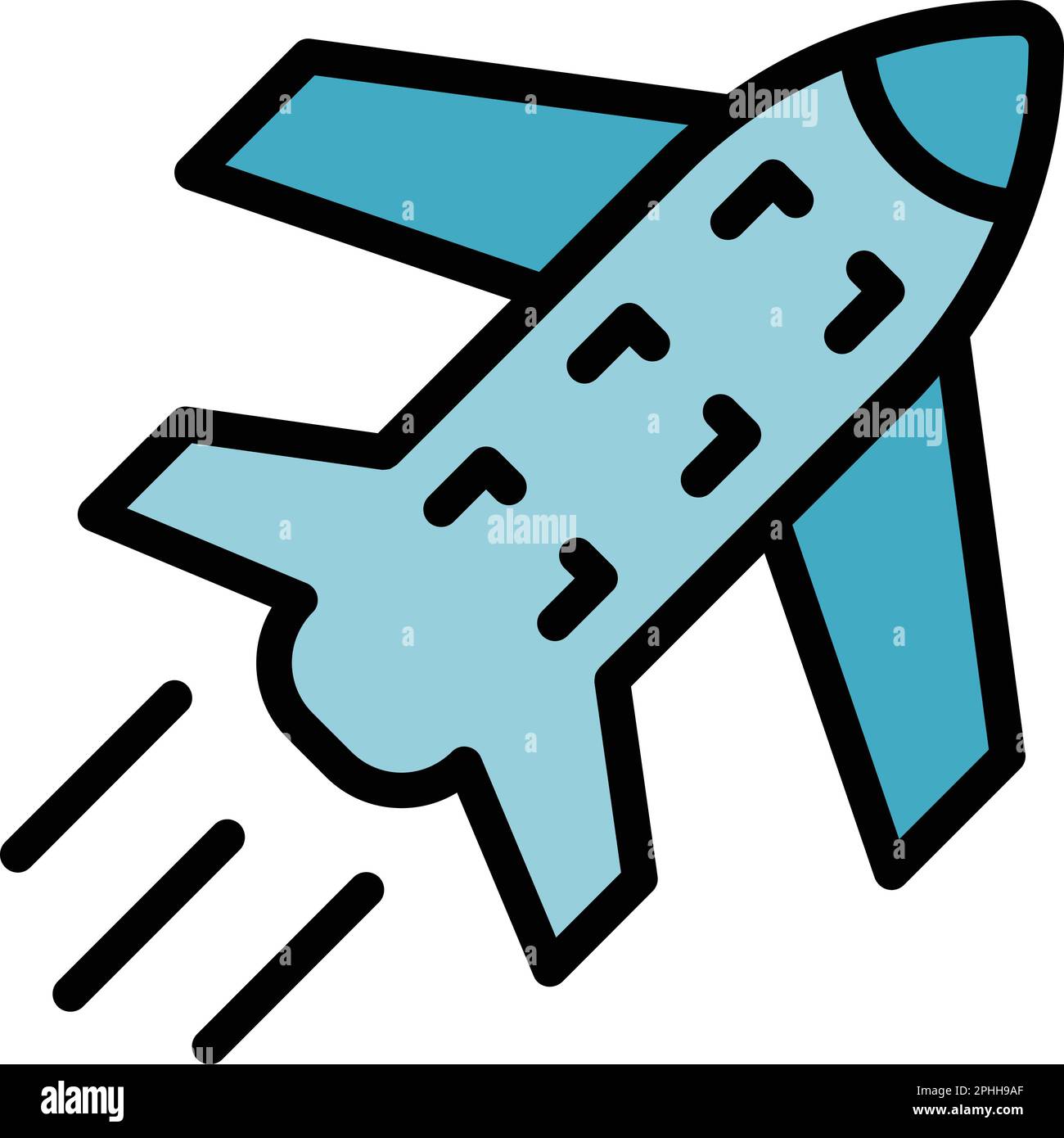 Shipping plane icon. Outline Shipping plane vector icon for web design ...