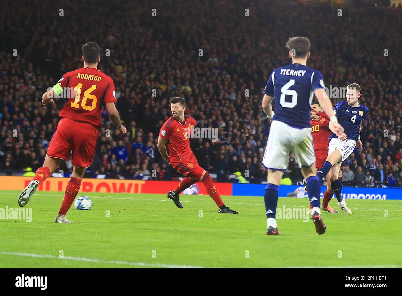 28th March 2023; Hampden Park, Glasgow, Scotland: Euro 2024 Qualifier ...