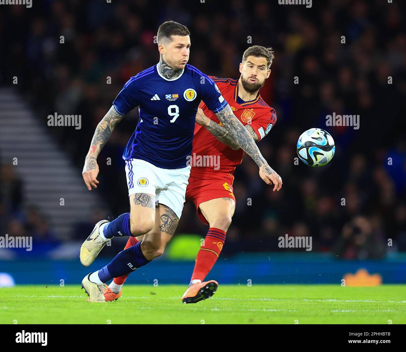 28th March 2023; Hampden Park, Glasgow, Scotland: Euro 2024 Qualifier ...