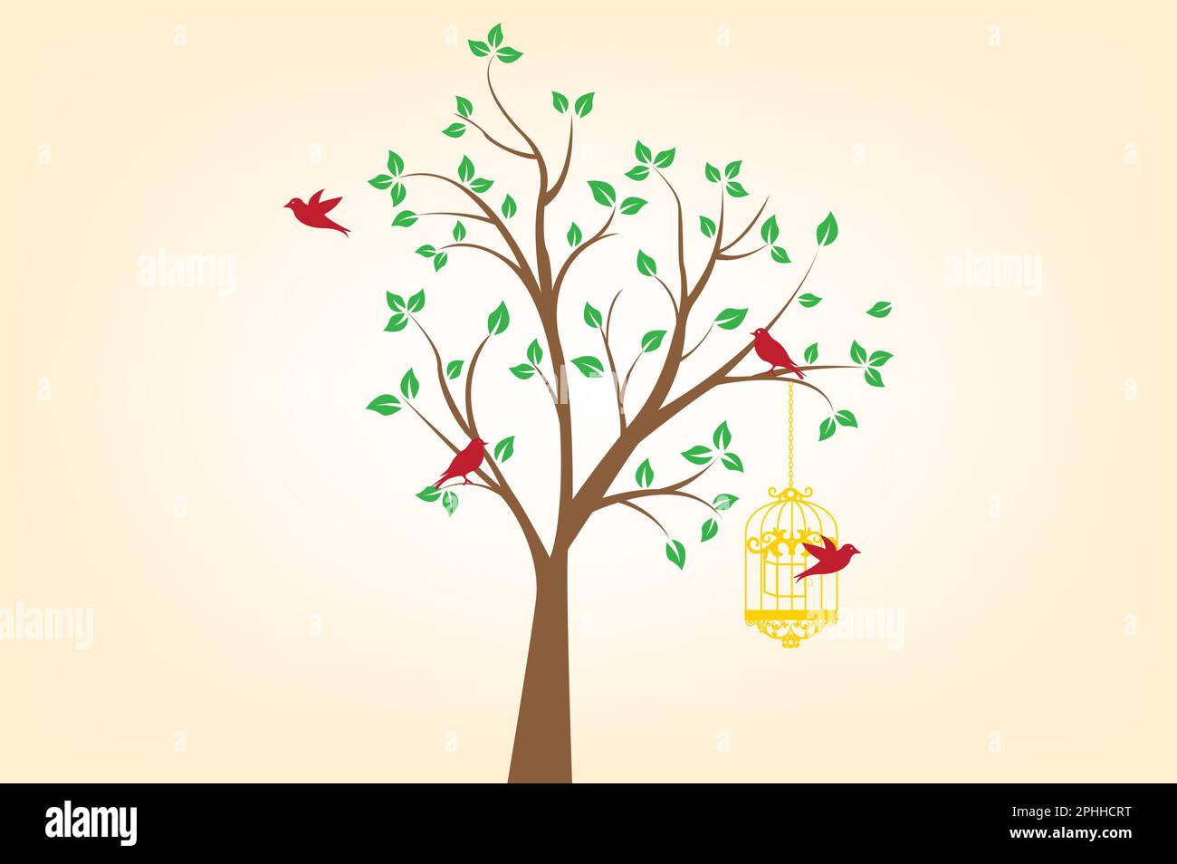 Cage vector hi-res stock photography and images - Alamy