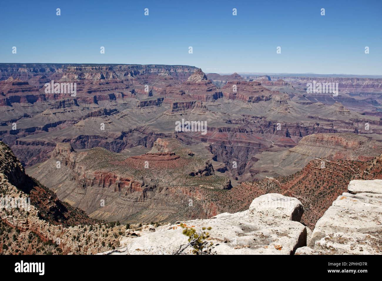 Iconic view of Grand Canyon from Grandview Point, South Rim, Arizona ...