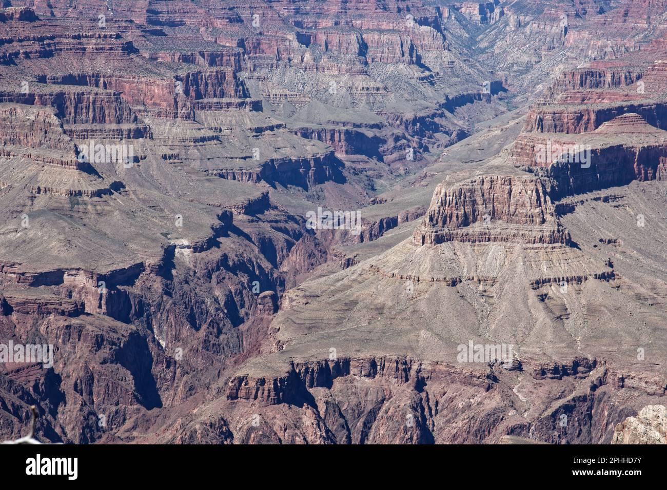 Iconic view of Grand Canyon from Mather Point, South Rim, Arizona, USA ...