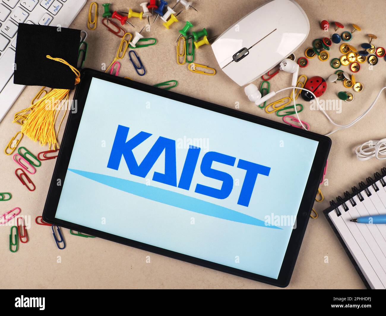 In this photo illustration, KAIST - Korea Advanced Institute of Science ...