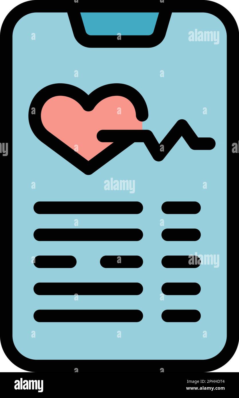 Fitness smartphone tracking icon. Outline Fitness smartphone tracking ...