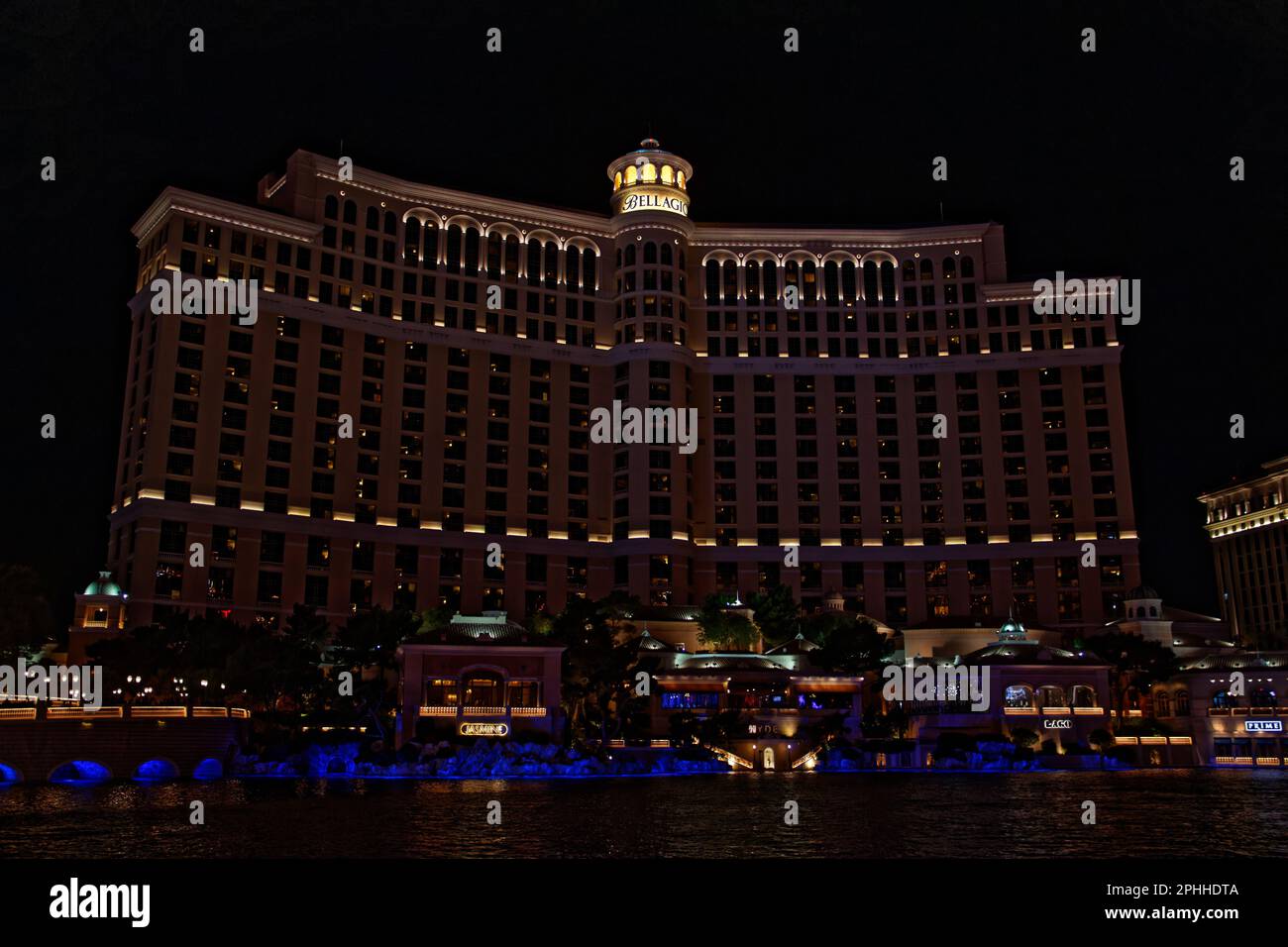 Bellagio at night hi-res stock photography and images - Alamy