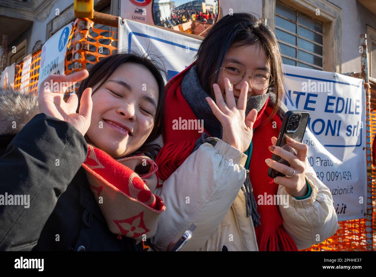 Celebrations for the Chinese New Year in Prato of one of the largest ...