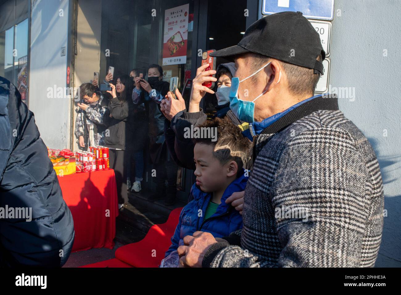 Celebrations for the Chinese New Year in Prato of one of the largest ...