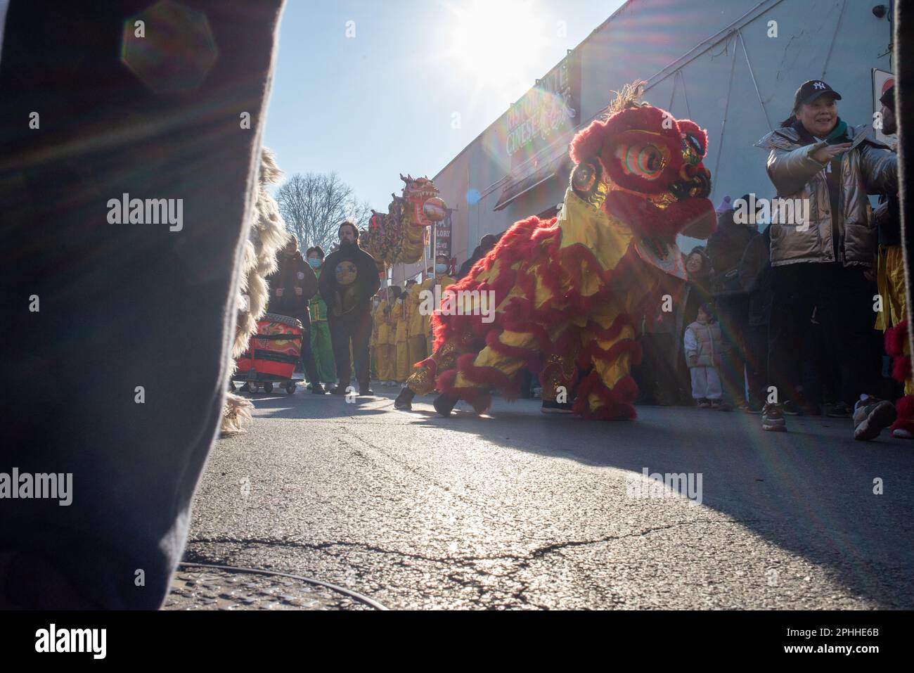 Celebrations for the Chinese New Year in Prato of one of the largest ...
