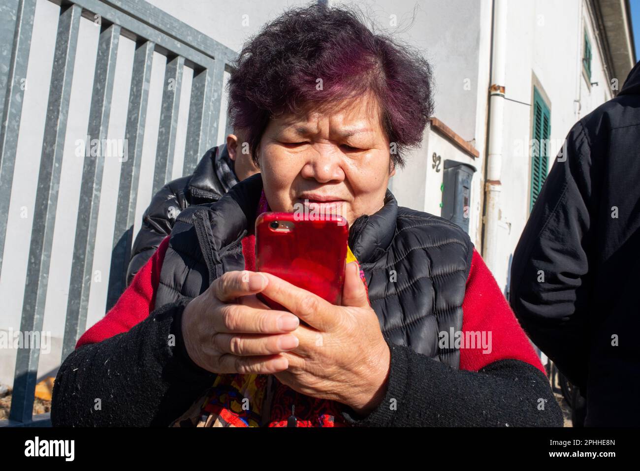 Celebrations for the Chinese New Year in Prato of one of the largest ...