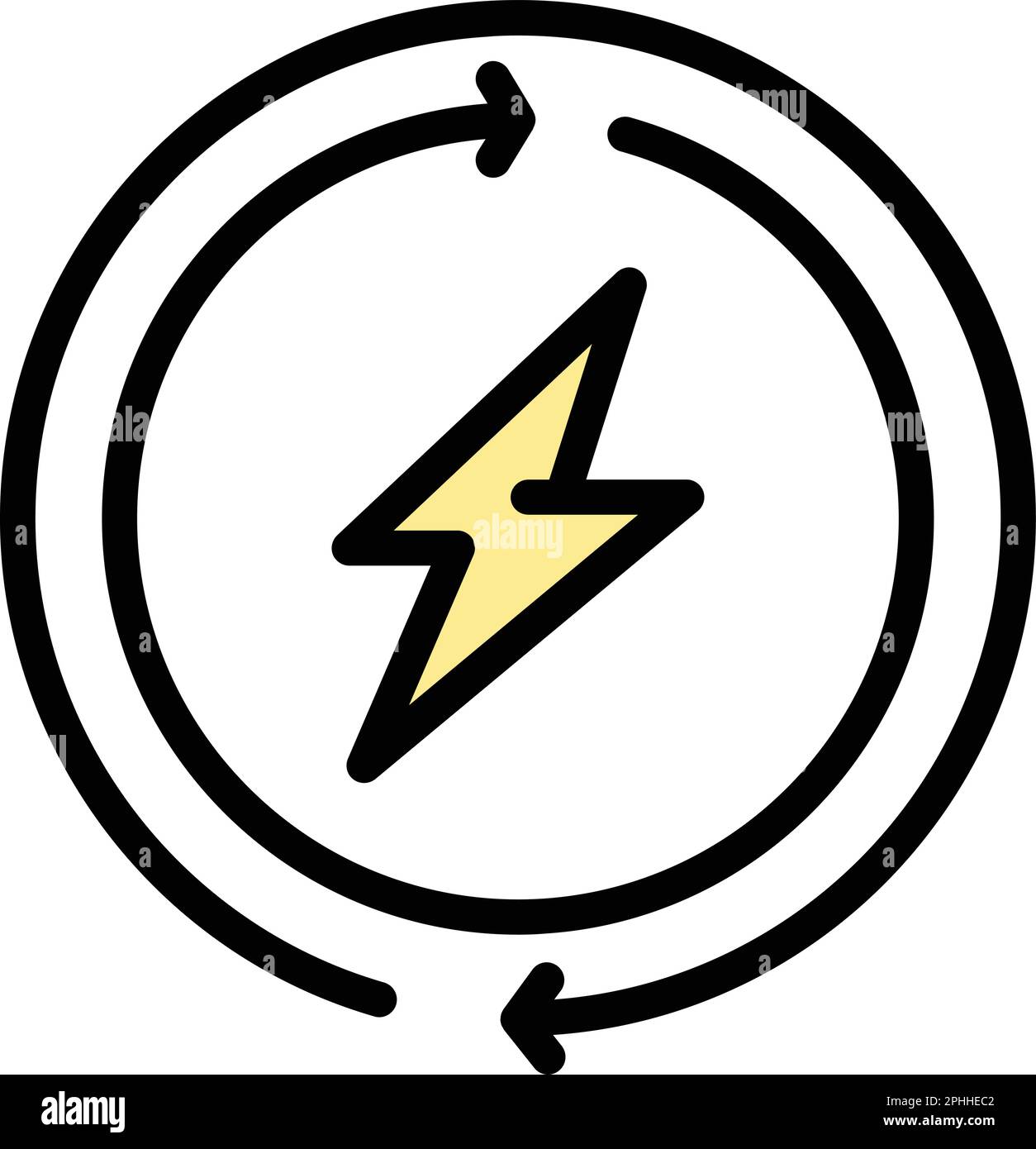 Boost energy icon. Outline Boost energy vector icon for web design ...