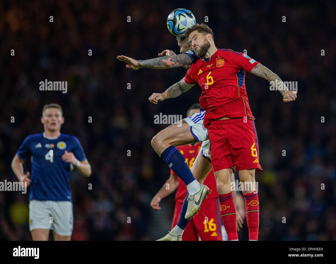 28th March 2023; Hampden Park, Glasgow, Scotland: Euro 2024 Qualifier ...