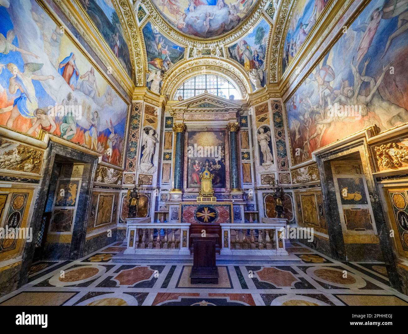 Cappella degli Angeli (Chapel of the Angels) in the Church of Jesus ...