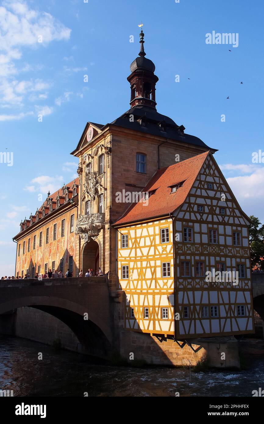 Old town hall, Altes Rathaus, Bamberg, Upper Franconia, Oberfranken ...