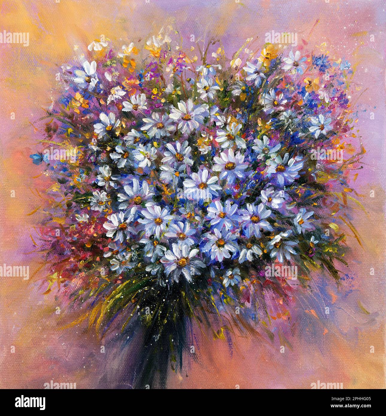 Modern Impressionism Flower