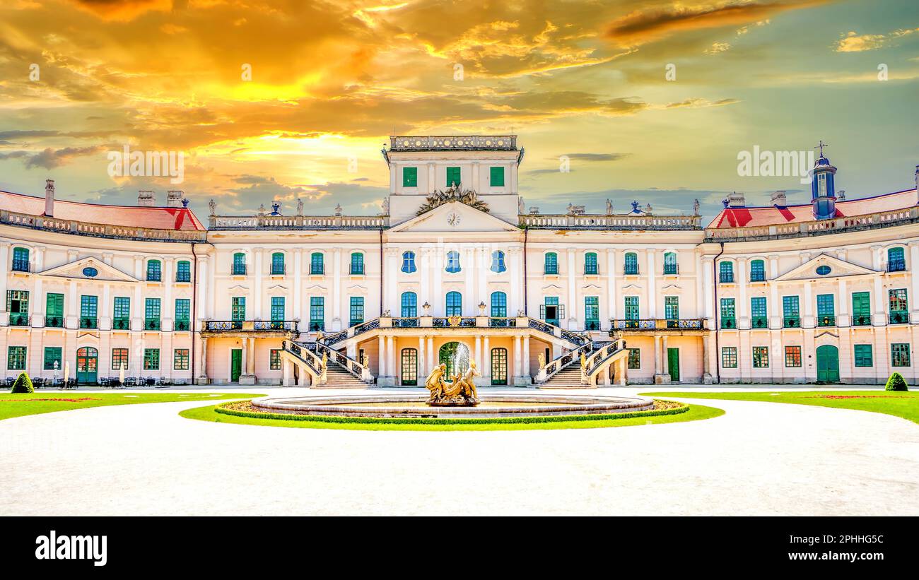 Castle Esterhazy, Fertod, Hungary Stock Photo - Alamy