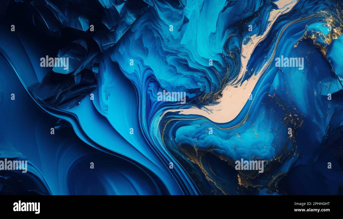 Abstract blue marble background texture. Vector illustration. Wallpaper ...