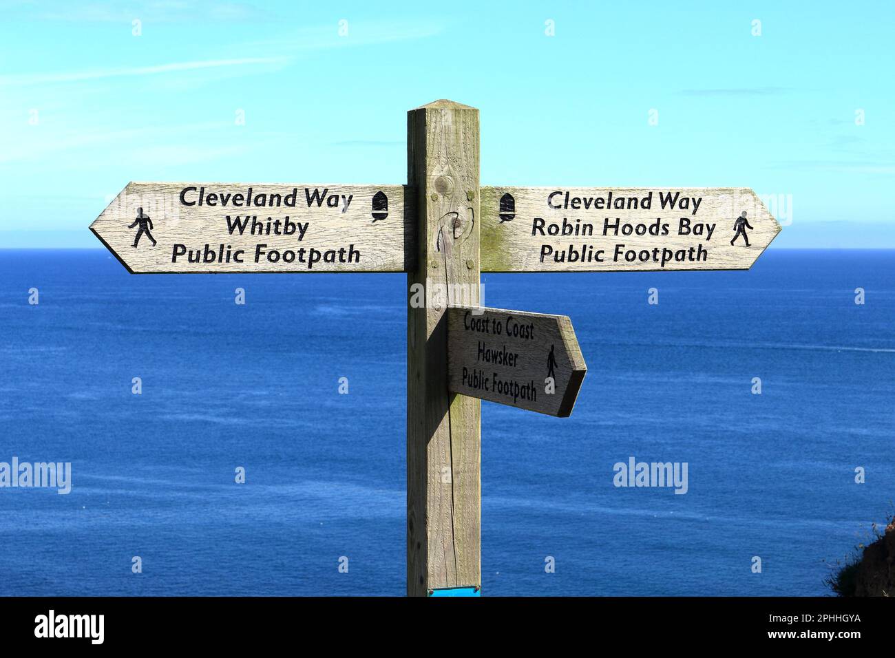 Whitby signpost hi-res stock photography and images - Alamy