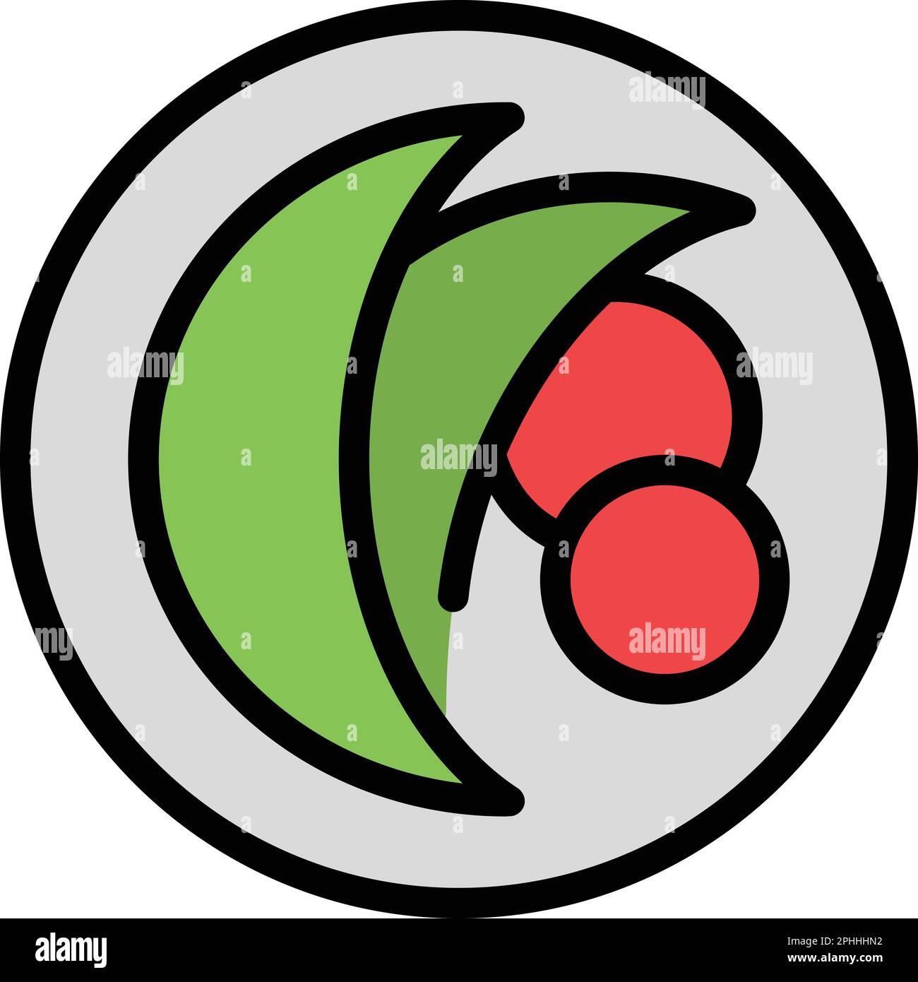 Korean lunch icon. Outline Korean lunch vector icon for web design ...