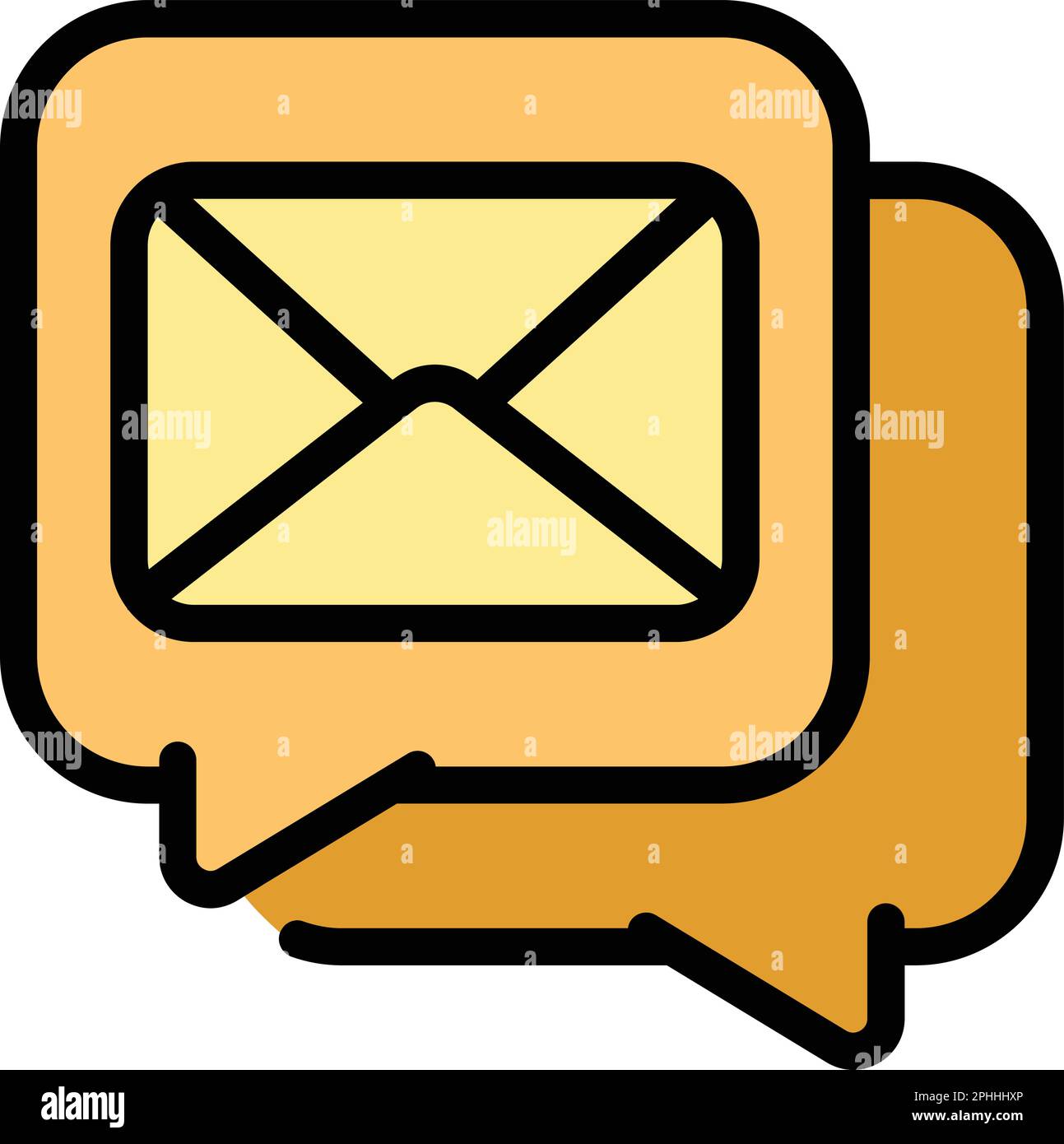 Digital chatting icon. Outline Digital chatting vector icon for web ...