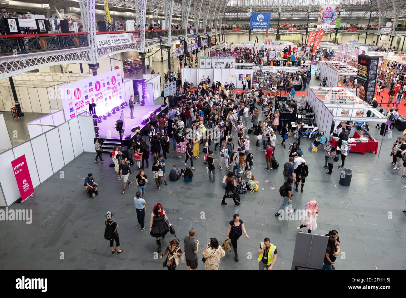 Hyper Japan Festival 2019, held at the Olympia in London. It's the ...