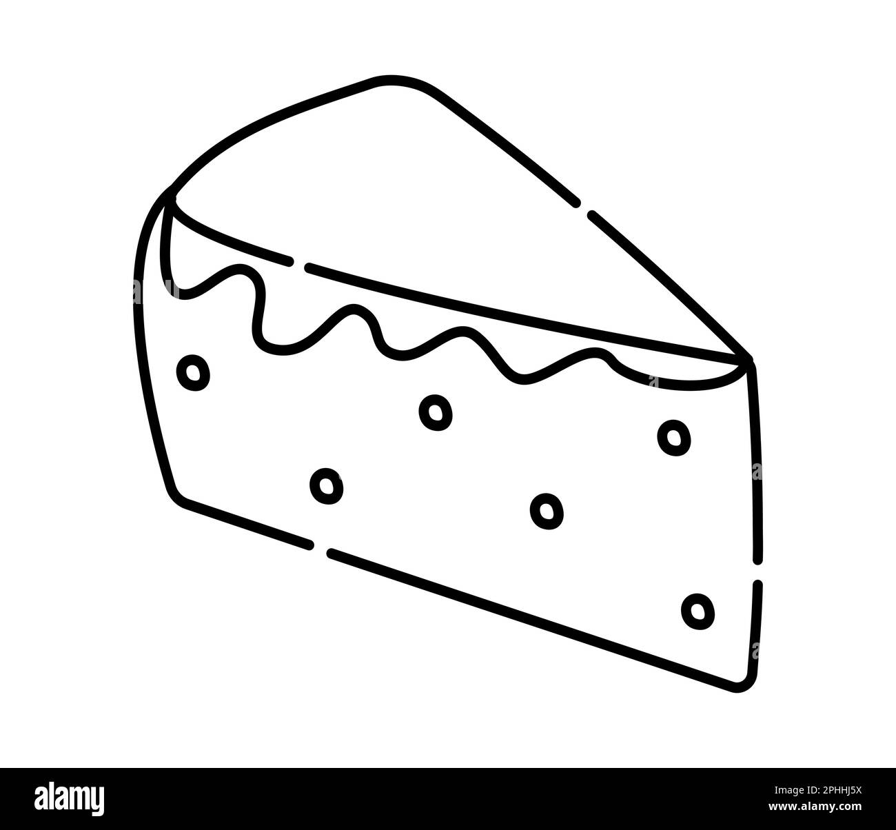 Cake dough icon outline Cut Out Stock Images & Pictures - Alamy