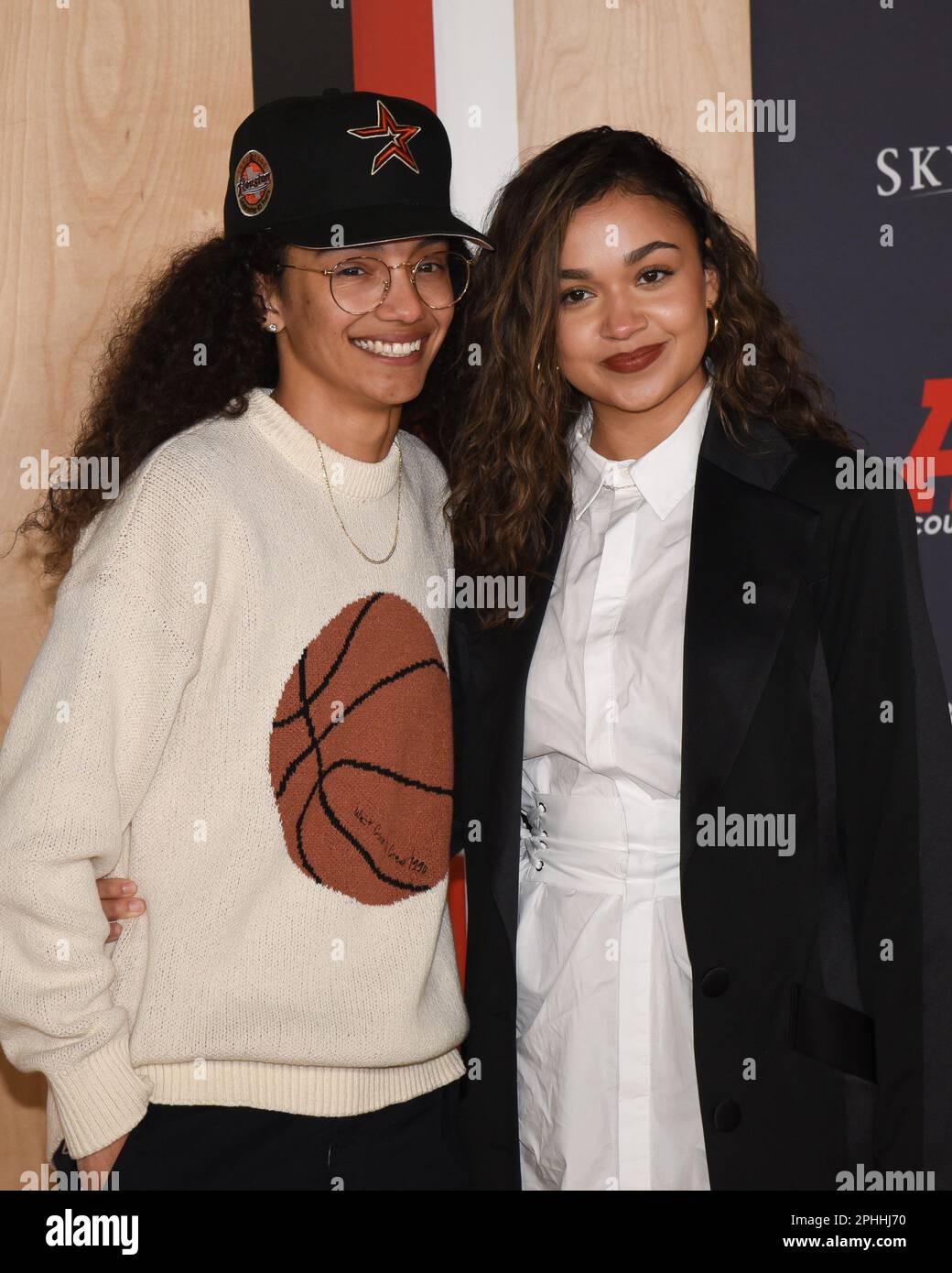 Westwood, California, USA. 27th Mar, 2023. Mariah Linney and Madison ...