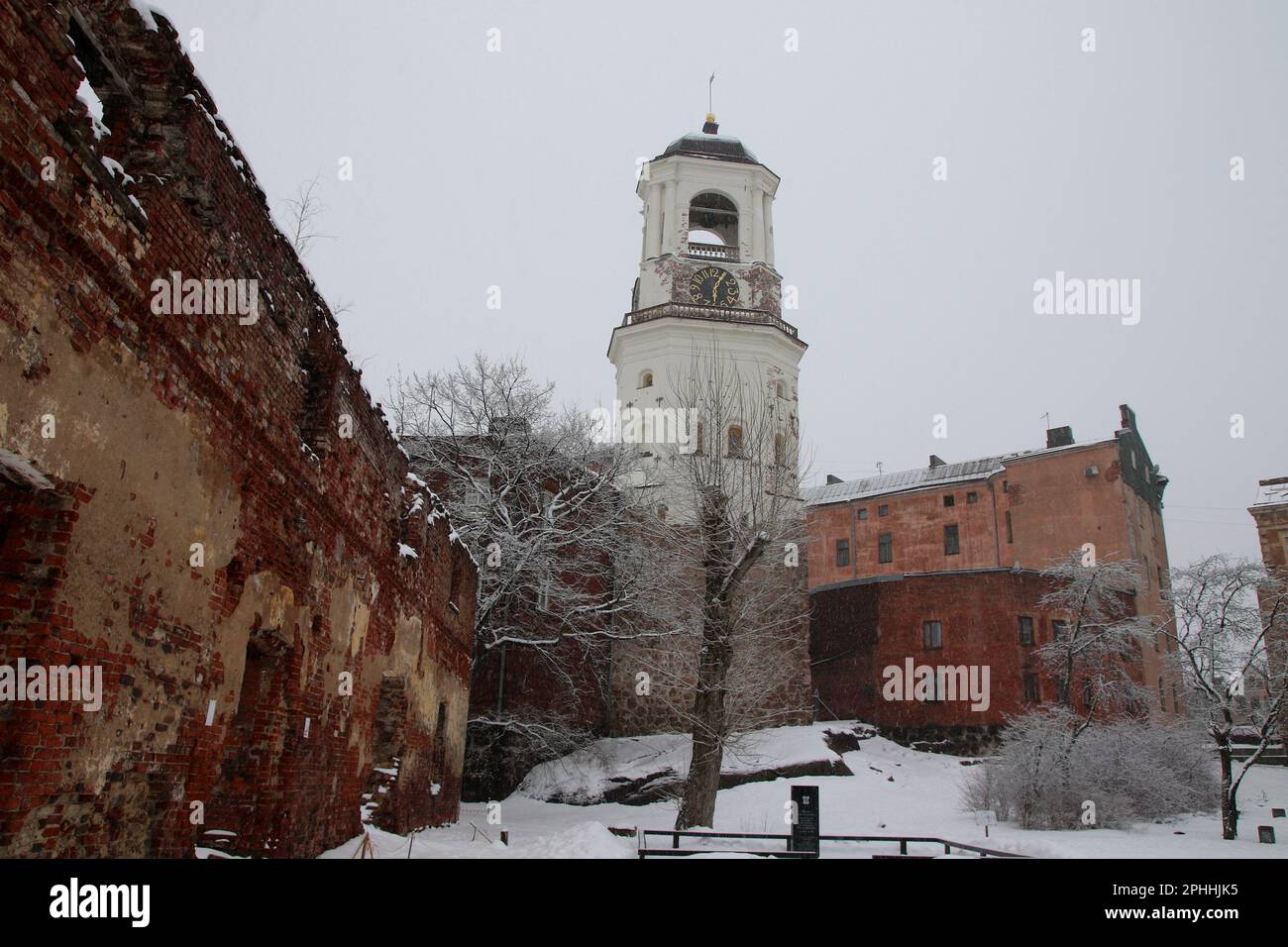 Russian Federation. Leningrad region. The city of Vyborg, located near ...