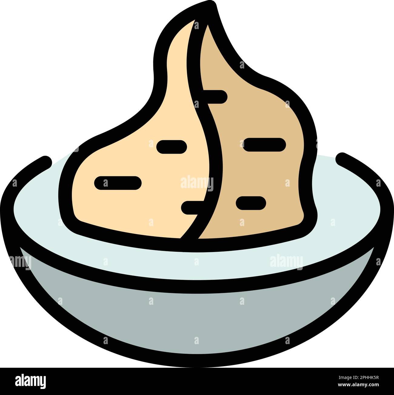 Traditional wasabi icon. Outline Traditional wasabi vector icon for web ...