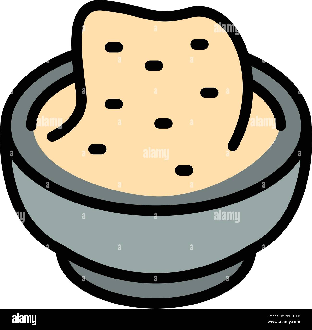 Vegan wasabi icon. Outline Vegan wasabi vector icon for web design ...