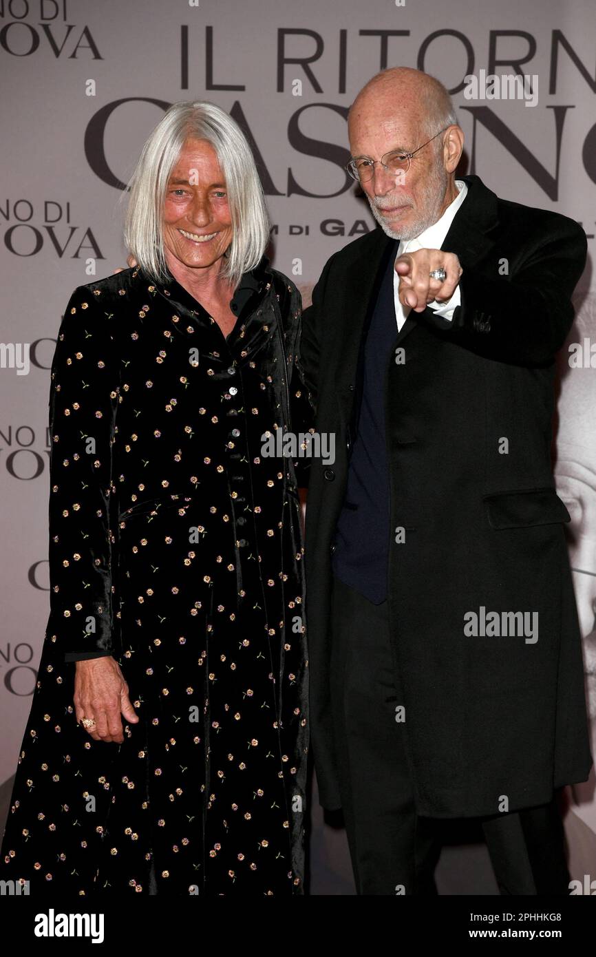 Milan, Italy. 28th Mar, 2023. Milan - premiere of the film "The return ...