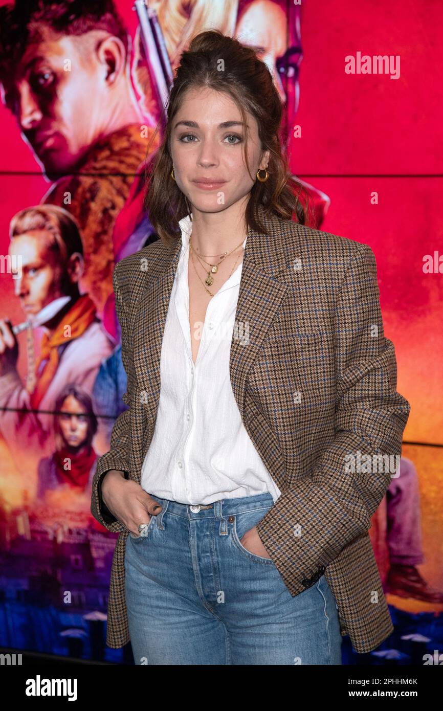 Paris, France. 28th Mar, 2023. Alice Isaaz attending the Apaches ...