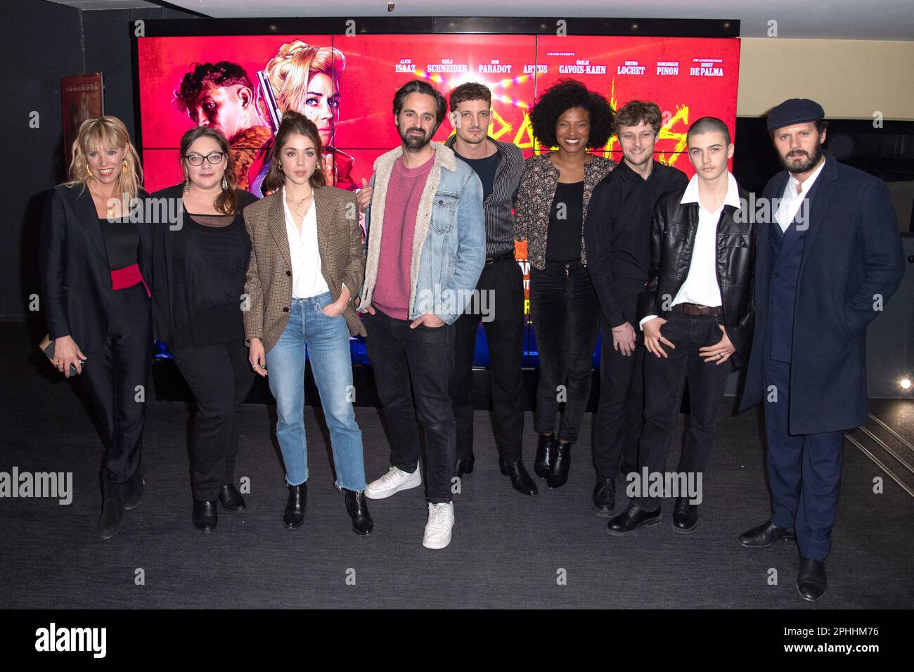 Paris, France. 28th Mar, 2023. Fannie Pailloux, Emilie Gavois-Kahn ...