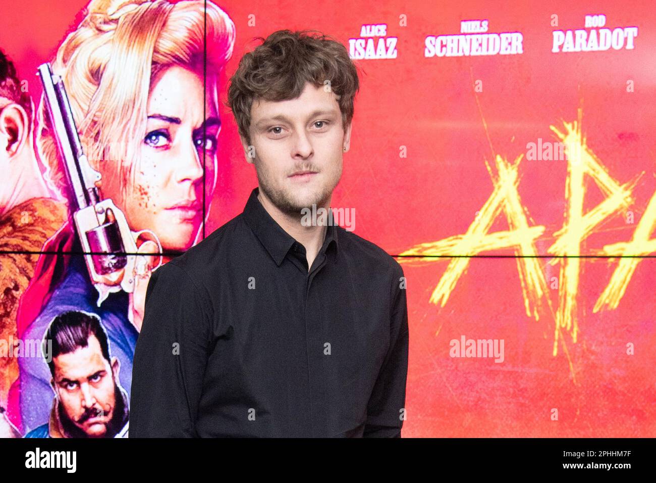 Paris, France. 28th Mar, 2023. Rod Paradot attending the Apaches ...