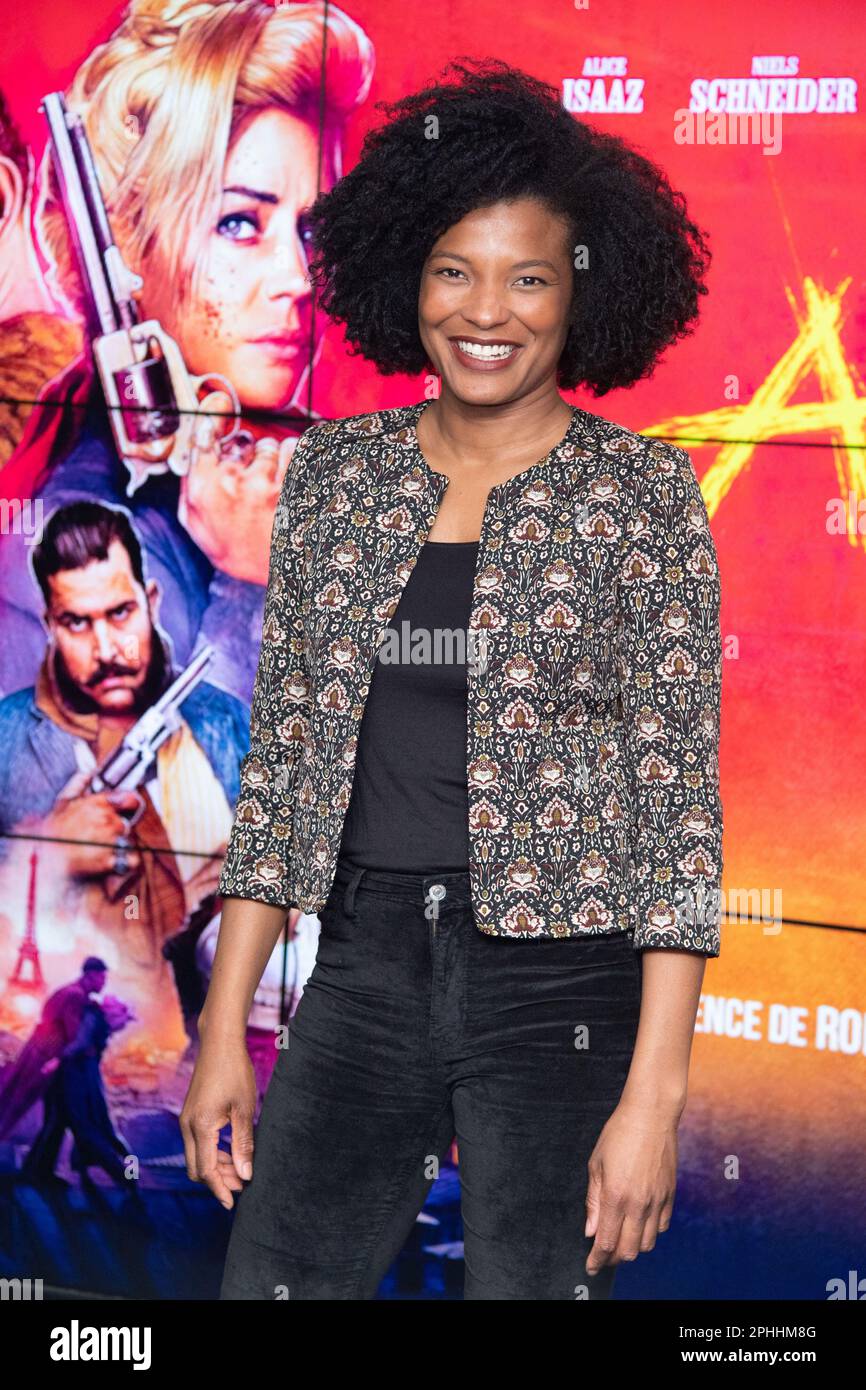 Paris, France. 28th Mar, 2023. Armelle Abibou attending the Apaches ...