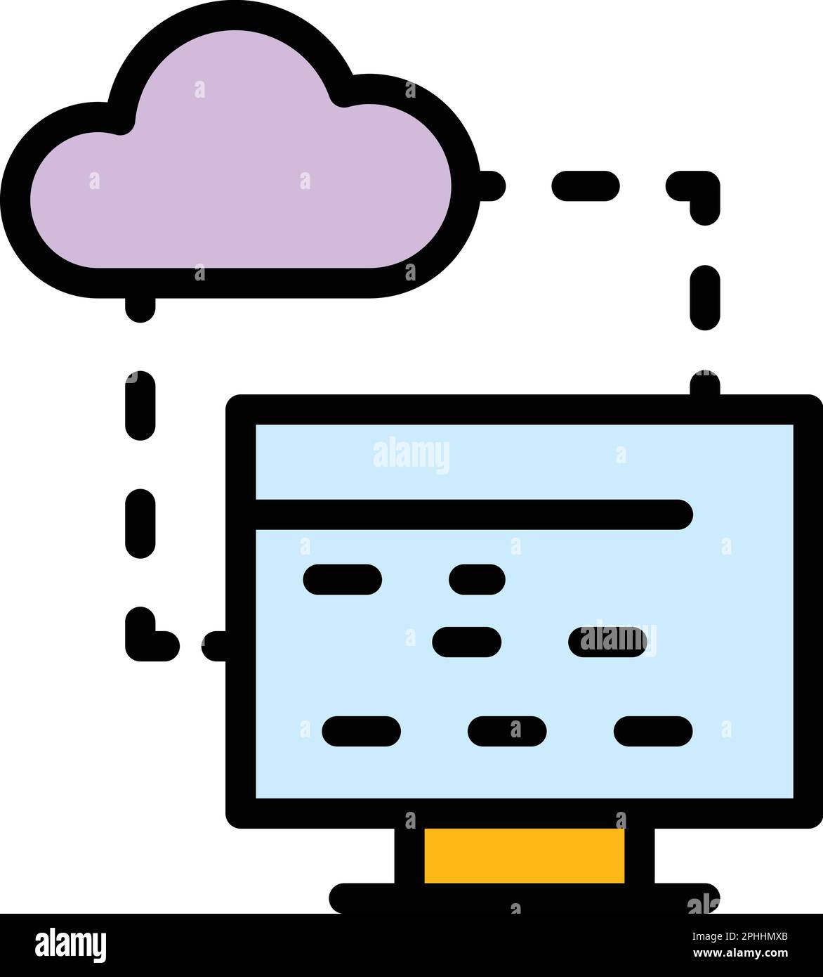 Api data cloud icon. Outline Api data cloud vector icon for web design ... Api data cloud icon. Outline Api data cloud vector icon for web design ...