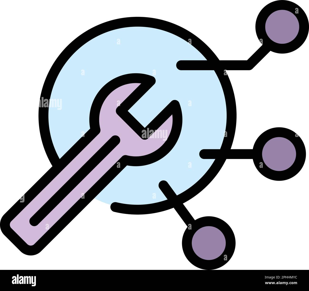 Api digital key icon. Outline Api digital key vector icon for web ...