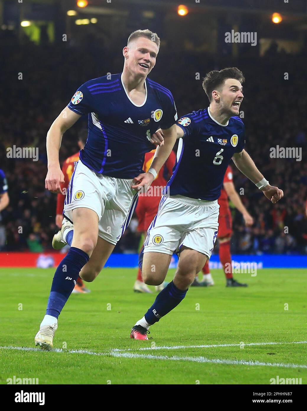 28th March 2023; Hampden Park, Glasgow, Scotland: Euro 2024 Qualifier ...