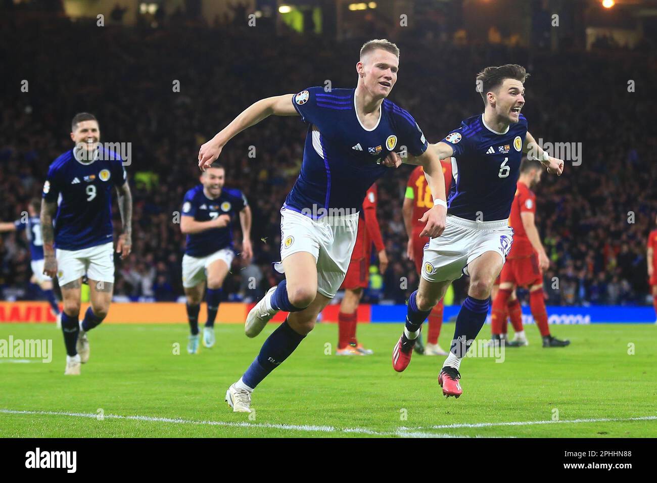 28th March 2023; Hampden Park, Glasgow, Scotland: Euro 2024 Qualifier ...