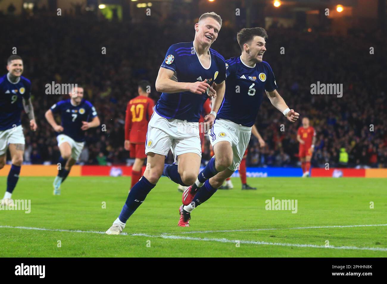 28th March 2023; Hampden Park, Glasgow, Scotland: Euro 2024 Qualifier ...