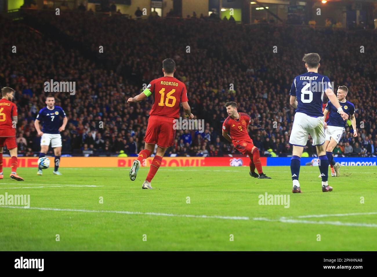 28th March 2023; Hampden Park, Glasgow, Scotland: Euro 2024 Qualifier ...