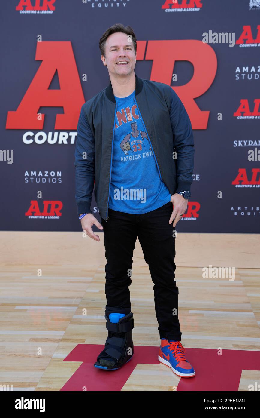 Scott Porter arrives at the world premiere of "Air" on Monday, March 27 ...